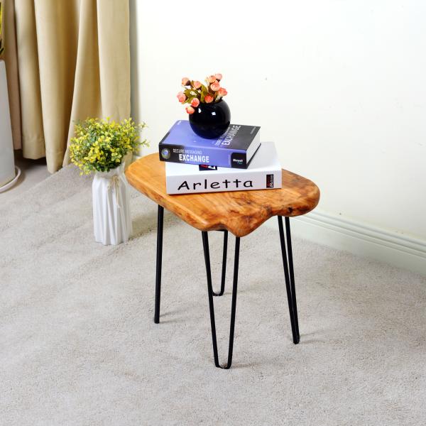 Quality Retro Simple Style Cedar Four-Corner Wooden Home Small Coffee Table for sale