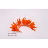Quality Millinery supplies goose feather flower mount with wire accessory for sale