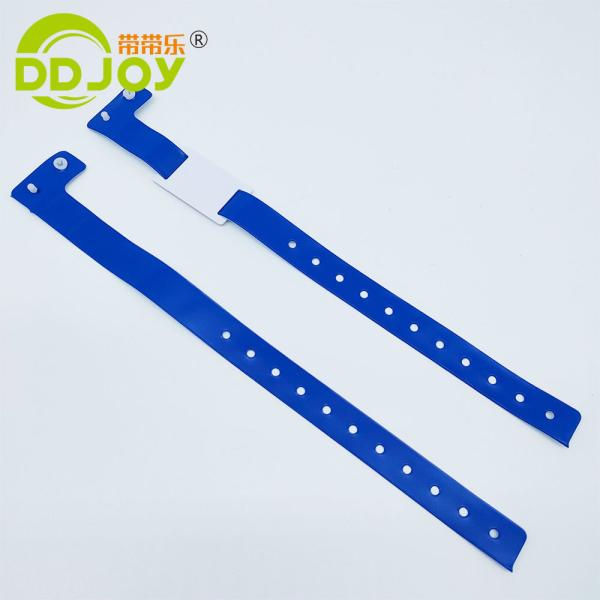Quality Custom Logo Bracelets L Shape PVC Vinyl Material Writable Smart RFID Chip for sale