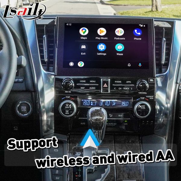 Quality Lsailt Wireless Android Auto Carplay Interface for 2019 -2023 Toyota Alphard for sale