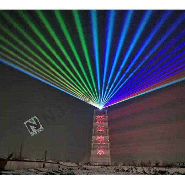 Quality Customizable 10W Full Color 3D Animation Laser Show Projector Energy Saving for sale