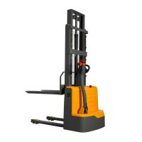 Quality 1.5 Ton 500mm Electric Platform Stacker 24V 3m Walk Behind Pallet Stacker for sale