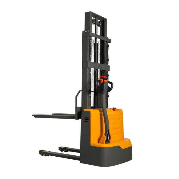 Quality Compact 1070mm 1600KG Pedestrian Pallet Lift Stacker for sale