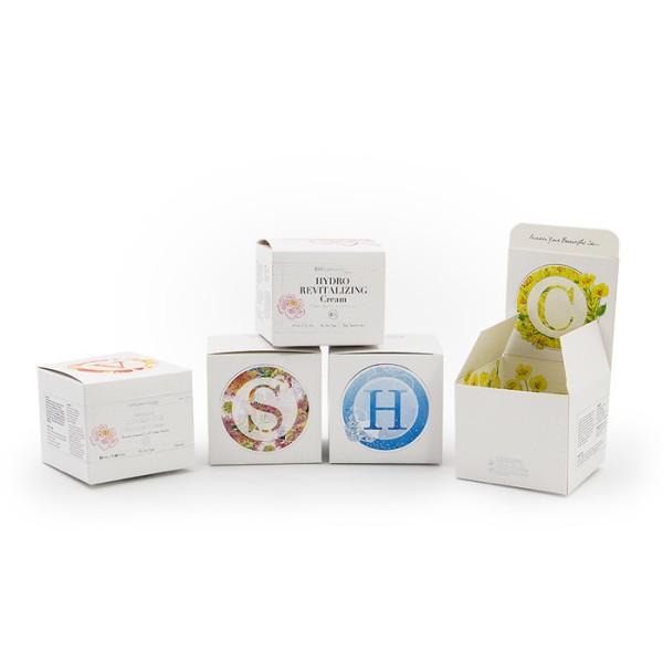 Quality Embossed Cosmetic Box Packaging / Cosmetic Gift Boxes Both Sides Printed for sale