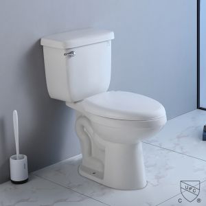 Quality Cupc American Standard Two Piece Toilet Elongated Bowl 2 Piece Wc Flush Valve for sale