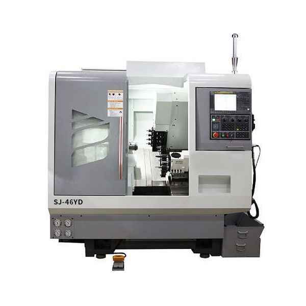 Quality Single-tool Holder CNC Lathe Sj-46yd CNC Turning Milling Center Lathe Machine FANUC for sale
