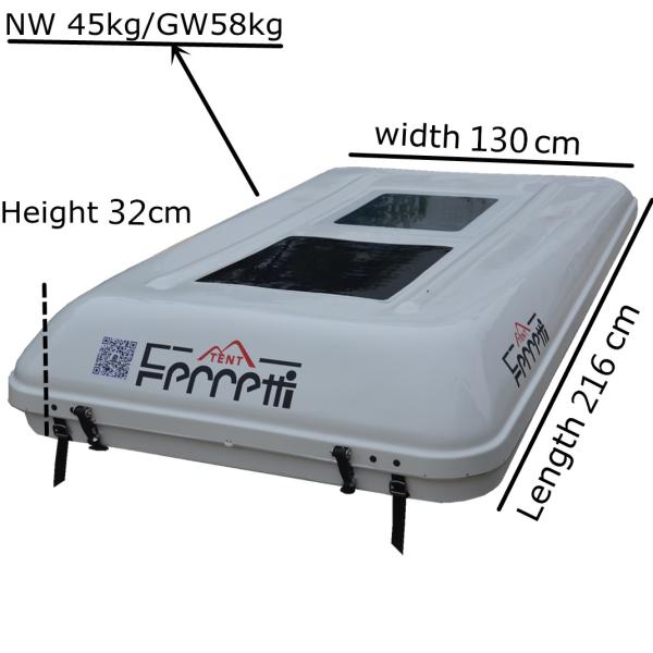 Quality Beige HARD TOP Tent ON THE ROOF OF THE CAR TENT with Quick Automatic Opening for sale
