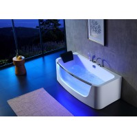 Quality Modern Design 3 Person Massage Bathtub With Led Glass Door for sale