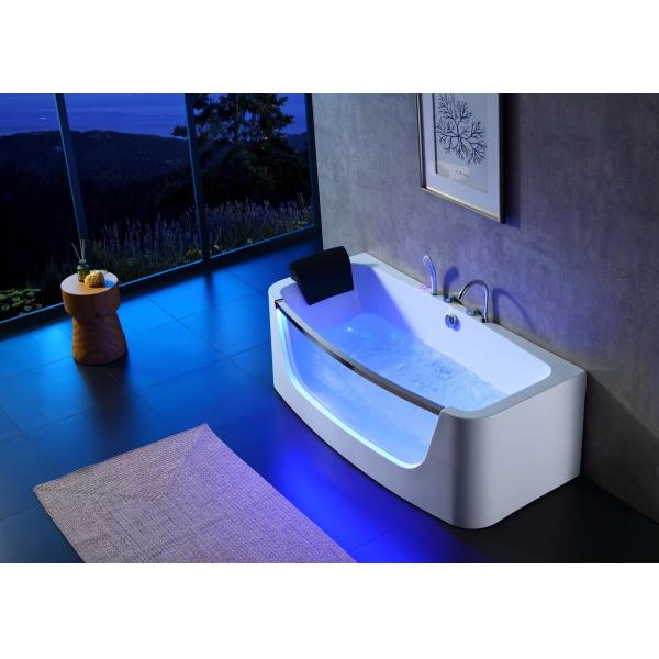 Quality Modern Design 3 Person Massage Bathtub With Led Glass Door for sale