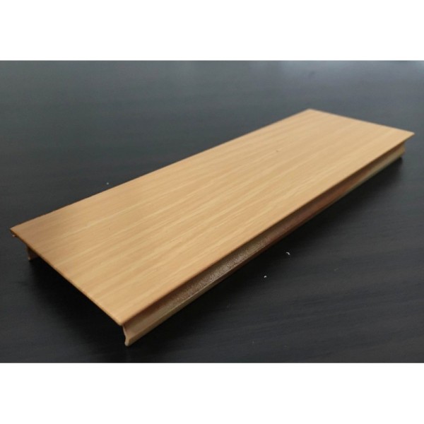 Quality Easy Installation Commercial Ceiling Tiles White Profile Linear Metal Baffle for sale