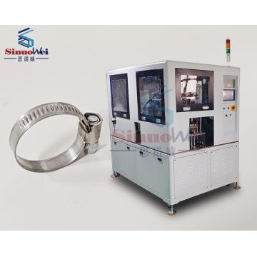 Quality Free Torsion 0.4 German Hose Clamp Machine Double Station Hose Banding Machine for sale