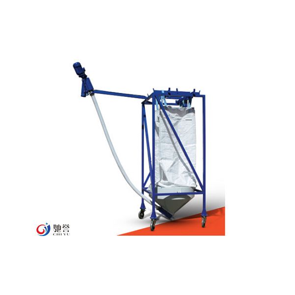 Quality Automatic Feeding Conveying Big Bag Discharge Station Screw Conveyors Raw Materials Storage Silo for sale