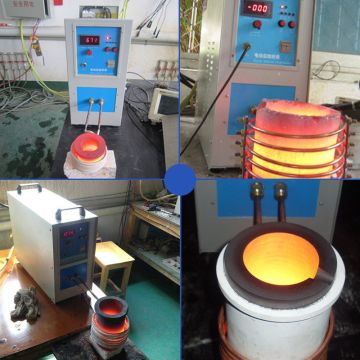 Quality Gold Silver Copper Small Induction Melting Furnace Easy Install Optional Color for sale