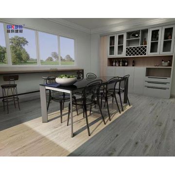 Quality 5mm SPC Flooring For Bathroom Cloudy Gray Oak Stone Composite Click GKBM SY for sale