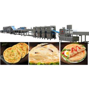Quality Scallion Pancake Lacha Paratha Making Machine 3000 Pcs/H 10000 Pcs/H for sale