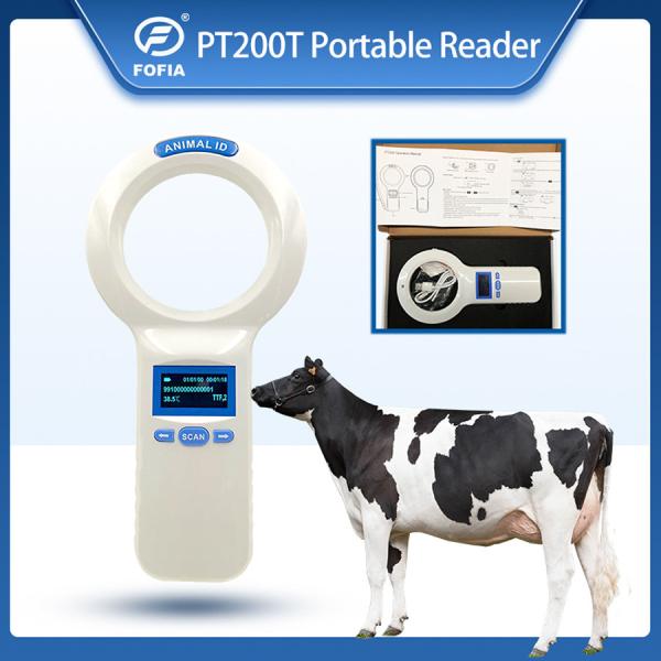 Quality Animal RFID Microchip Scanner Ear Tag Reader 3AA Battery Microchip Scanner For for sale