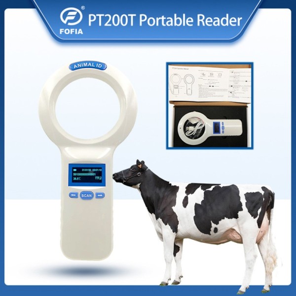 Quality Animal RFID Microchip Scanner Ear Tag Reader 3AA Battery Microchip Scanner For Dogs for sale