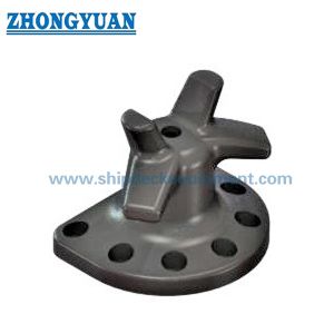 Quality Staghorn Dock Bollard with Bolt Anchorage | Cast Steel Quayside Ship Mooring for sale