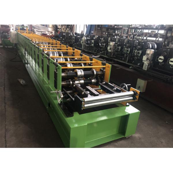 Quality 16 Rollers Downspout Roll Forming Machine / Downpipe Roll Forming Machine Speed for sale