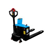 Quality Solid Rubber Tire Electric Pallet Jack 3-5 Mph Speed 3-6 Feet Lifting Height for sale