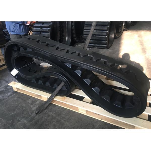 Quality Durable Blaw Knox Continuous Rubber Track , PF4410 Paver Rubber Tracks for sale