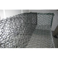 Quality Riverbank 2x1x1m Hexagonal Gabion Box 60x80 Galvanised Gabion Baskets for sale
