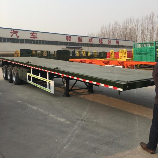 Quality 3/4 Axles 20ft 40ft 45ft Used Flatbed Semi Trailers for sale