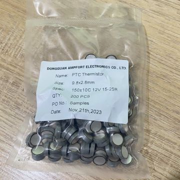 Quality Ceramic PTC Thermistor As Heating Element 15~25 Ohm 150C 12V For Hot Melt Rubber for sale