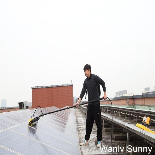 Quality Solar Panel Cleaner with 7.5 Meter Handle High Altitude Cleaning Made Effortless for sale