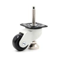 Quality 72mm Nylon Adjustable Leveling Plate Casters 600kg For Automation Equipment for sale