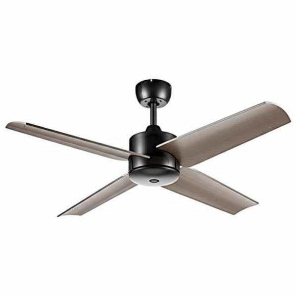 Quality Manufacuture 42'' 48'' Remote Control Modern LED Ceiling Fans 4 Blade Black Color Options For LED Lighting Solutions for sale