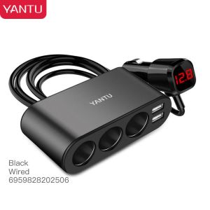 Quality Metal Wired Dual USB C Fast Car Charger with Voltage Monitoring and Charging for sale