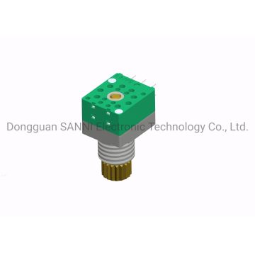 Quality Shaft Sealed 16 Bit Rotary Encoder Dual Unit For Walkie Talkie Interphone for sale
