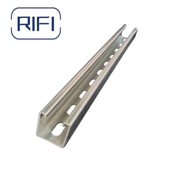 Quality 1 5 8 Unistrut 14 Gauge Silver Finish For C Industry S Efficiency And Reliabilit for sale