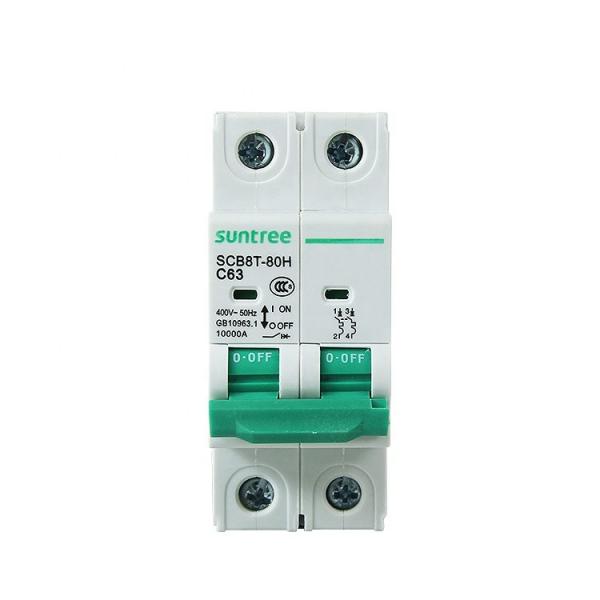 Quality Suntree SCB8T-80 16Amp AC 10ka 2Pole 16Amp Circuit Breaker for sale