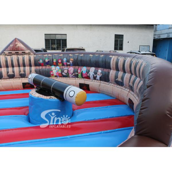 Quality 6m Dia. kids N adults ancient inflatable gladiator jousting arena with for sale