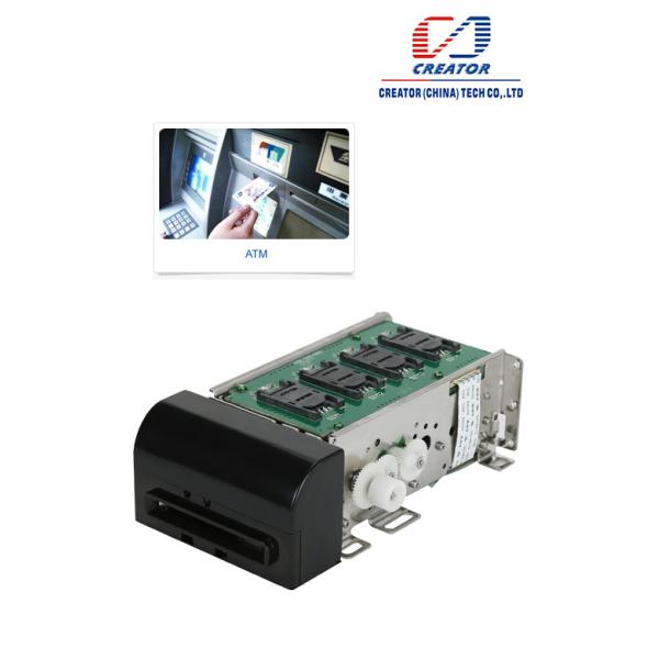 Quality EMV Motorized Insert Magnetic Card Reader With Power-Fail Protection , IC Card for sale
