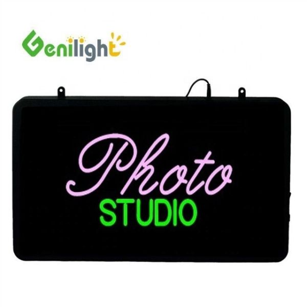 Quality OEM Touch Screen LED Neon Foot Massage Open Sign with Animation and Power On/Off for sale