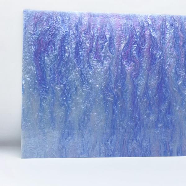 Quality Blue Romantic Starry Sky Patterned Acrylic Sheet 1/8 in for Home Furniture for sale