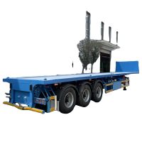 Quality Steel Flatbed Semi Truck Trailers for Shipping 20ft 40ft 50ft 53ft in 15 for sale