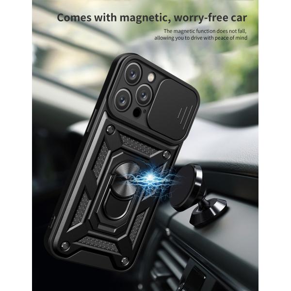 Quality iPhone TPU Camera Protection Mobile Back Cover Hybrid Shockproof Kickstand Ring for sale