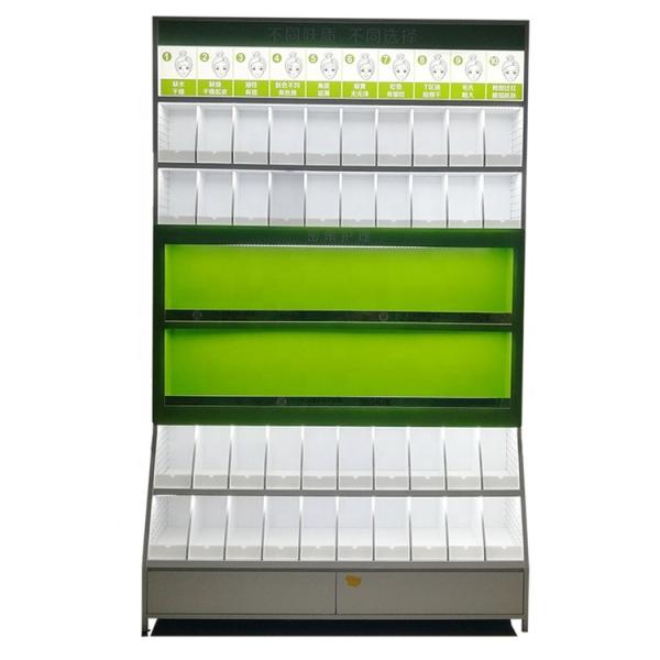 Quality Multi Layer Cosmetic Display Rack For Shop Skin Care Product Display Wall Floor for sale