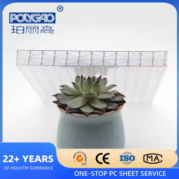 Quality Anti UV Polycarbonate Sheet 4mm-32mm Polycarbonate Sheet Multiwall For Building for sale