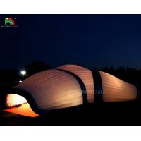 Quality Inflatable Outdoor Camping Tent With LED Light Strip for sale