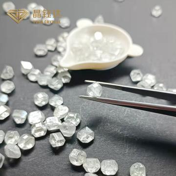 Quality Rectangular DEF Color 8.0 9.0 Carat HPHT Rough Diamonds For Enagement Ring for sale