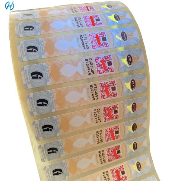 Quality Customized Adhesive Label Stickers - Paper Vinyl and PET Options for sale