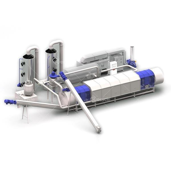 Quality Aluminum Cans Paint Carbonization Furnace UBC Cans Decoating Machine for sale