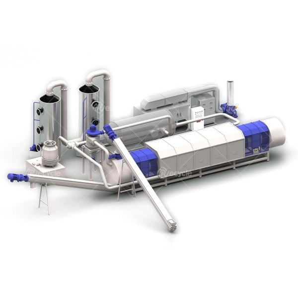 Quality Paint Remover Used Beverage Cans Decoating Machine UBC Continuous Decoating for sale