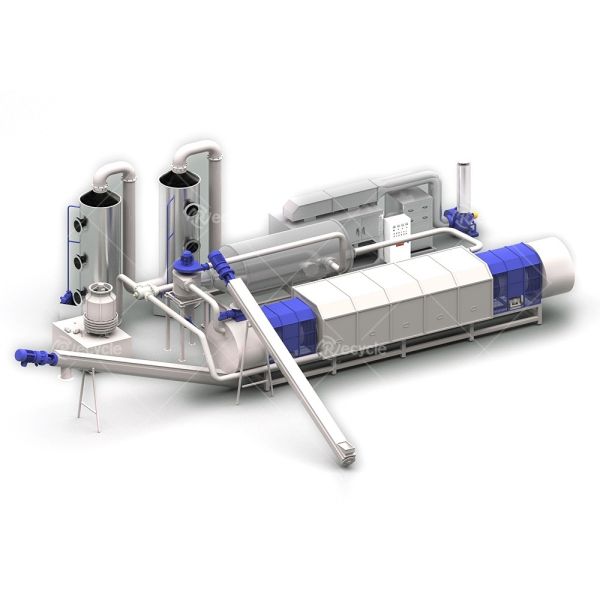 Quality Paint Remover Used Beverage Cans Decoating Machine UBC Continuous Decoating Machine for sale