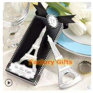 Quality Paris Themed Wedding Souvenir Gifts Metal Eiffel Tower Bottle Opener for sale
